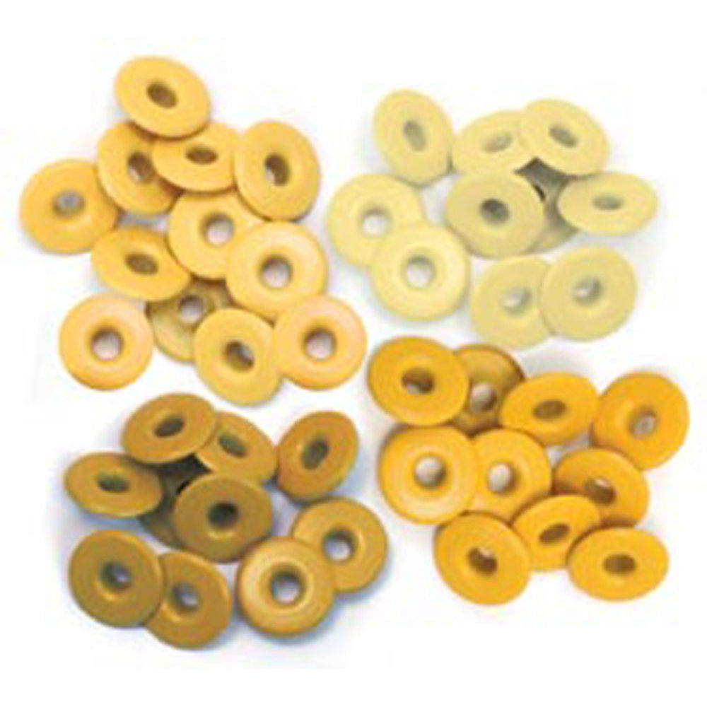 We R Memory Keepers Wide Eyelets Yellow (41587-9) - Paperpads.nl