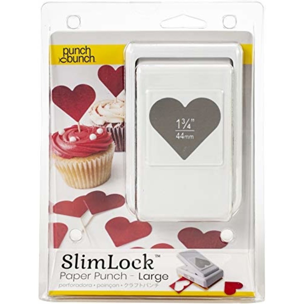 Punch Bunch SlimLock Large Punch Heart (SL4) - Paperpads.nl