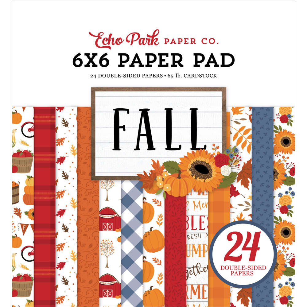 Echo Park Fall 6x6 Inch Paper Pad (FAL251023) - Paperpads.nl
