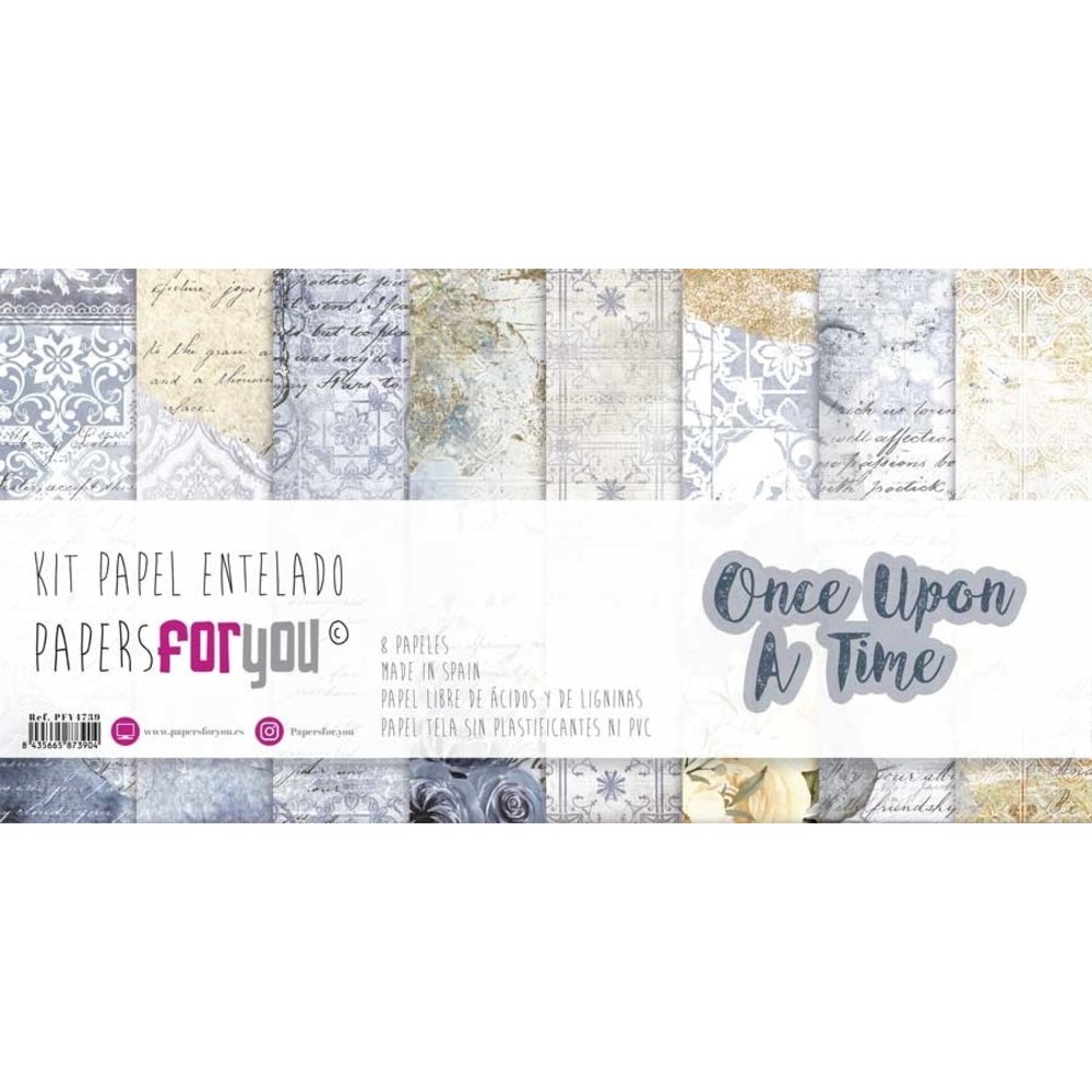 Papers For You Once Upon A Time 12x12 Inch Canvas (8pcs) (PFY-4739 ...