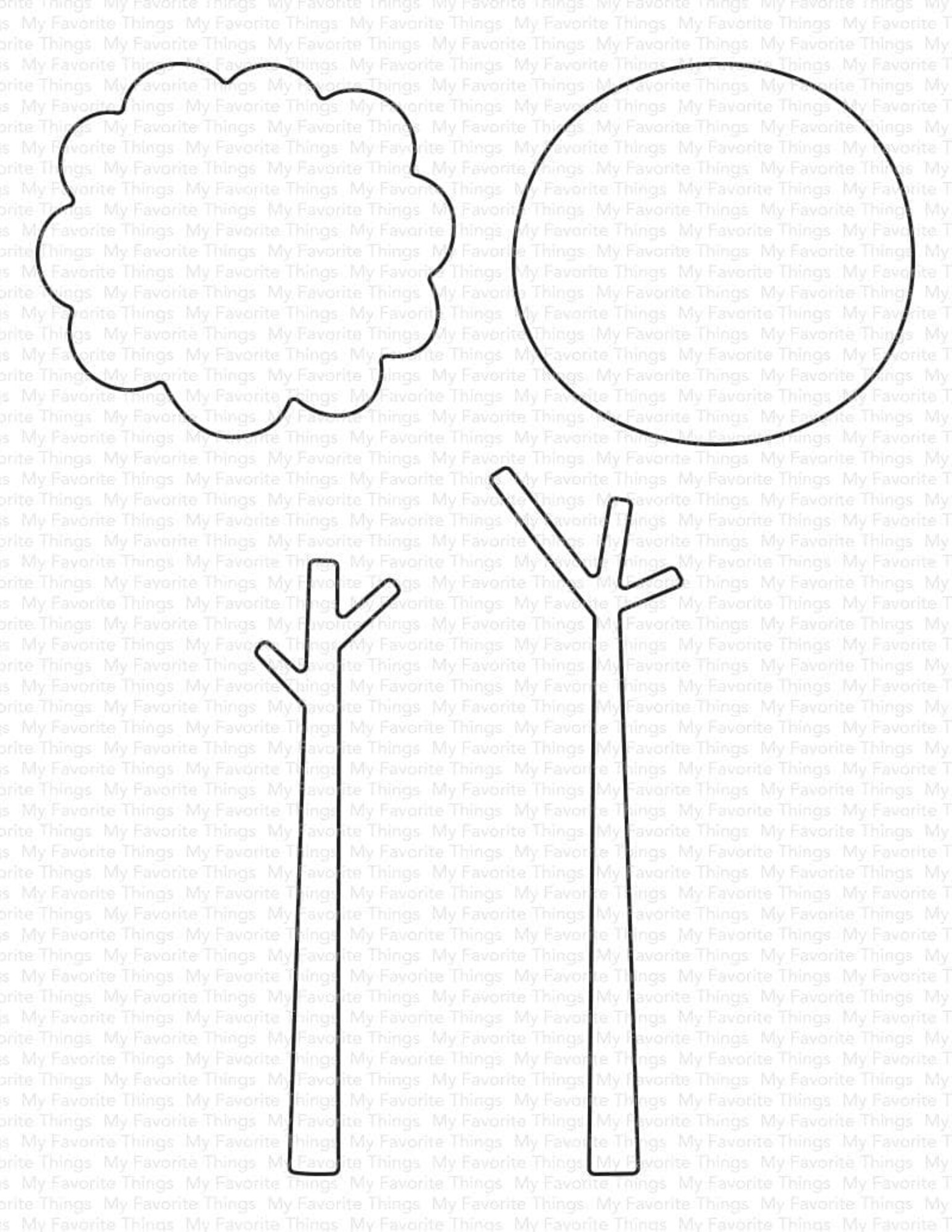 My Favorite Things Die-namics Tall Trees (MFT-2216) - Paperpads.nl