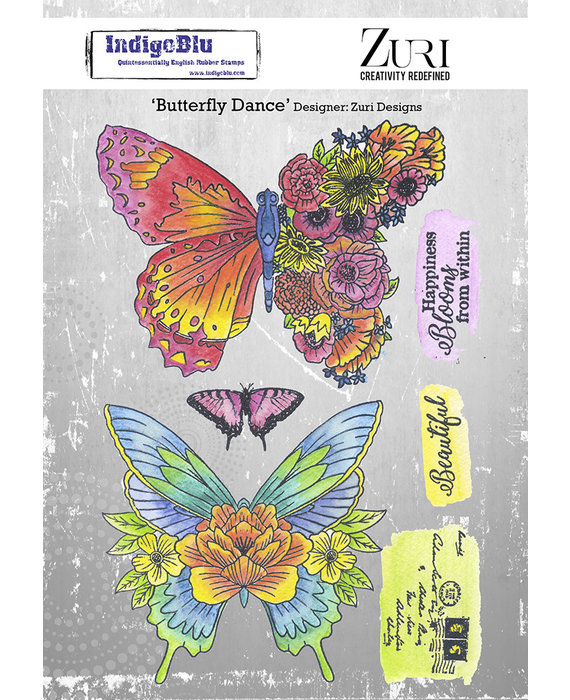 IndigoBlu, Cling Stamps - Paperpads.nl