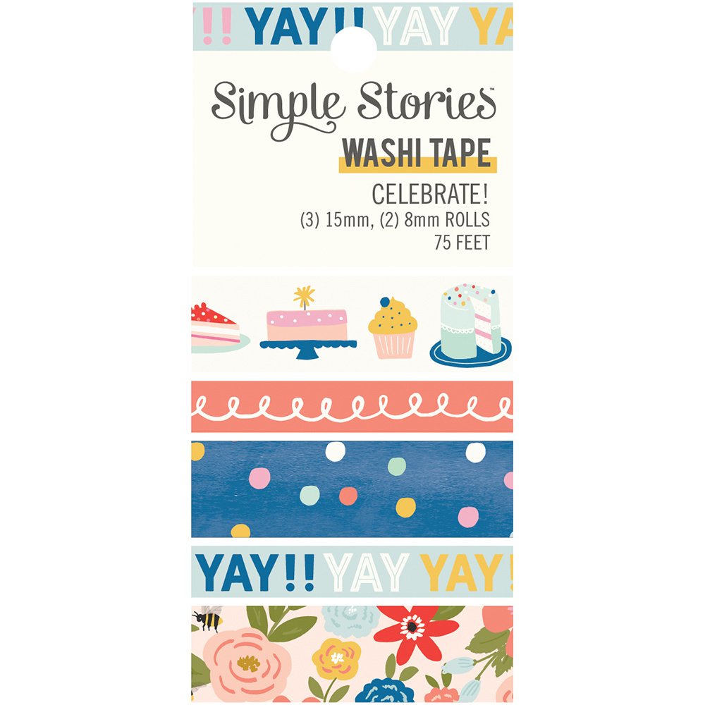 Simple Stories Celebrate! Washi Tape (17426) - Paperpads.nl