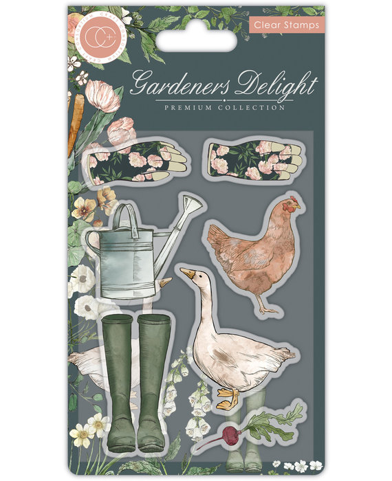 Craft Consortium Gardeners Delight Clear Stamps (CCSTMP079) - Paperpads.nl