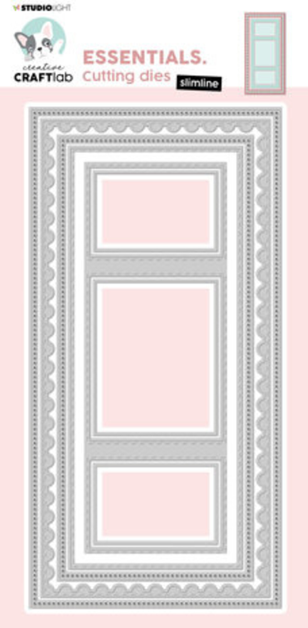 Creative Craftlab Essentials Dies Slimline (CCL-ES-CD266) - Paperpads.nl