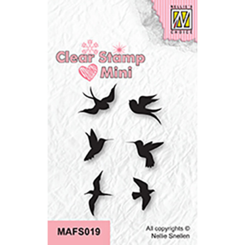 Nellie Snellen Clear Stamp Birds 2 (MAFS019) - Paperpads.nl