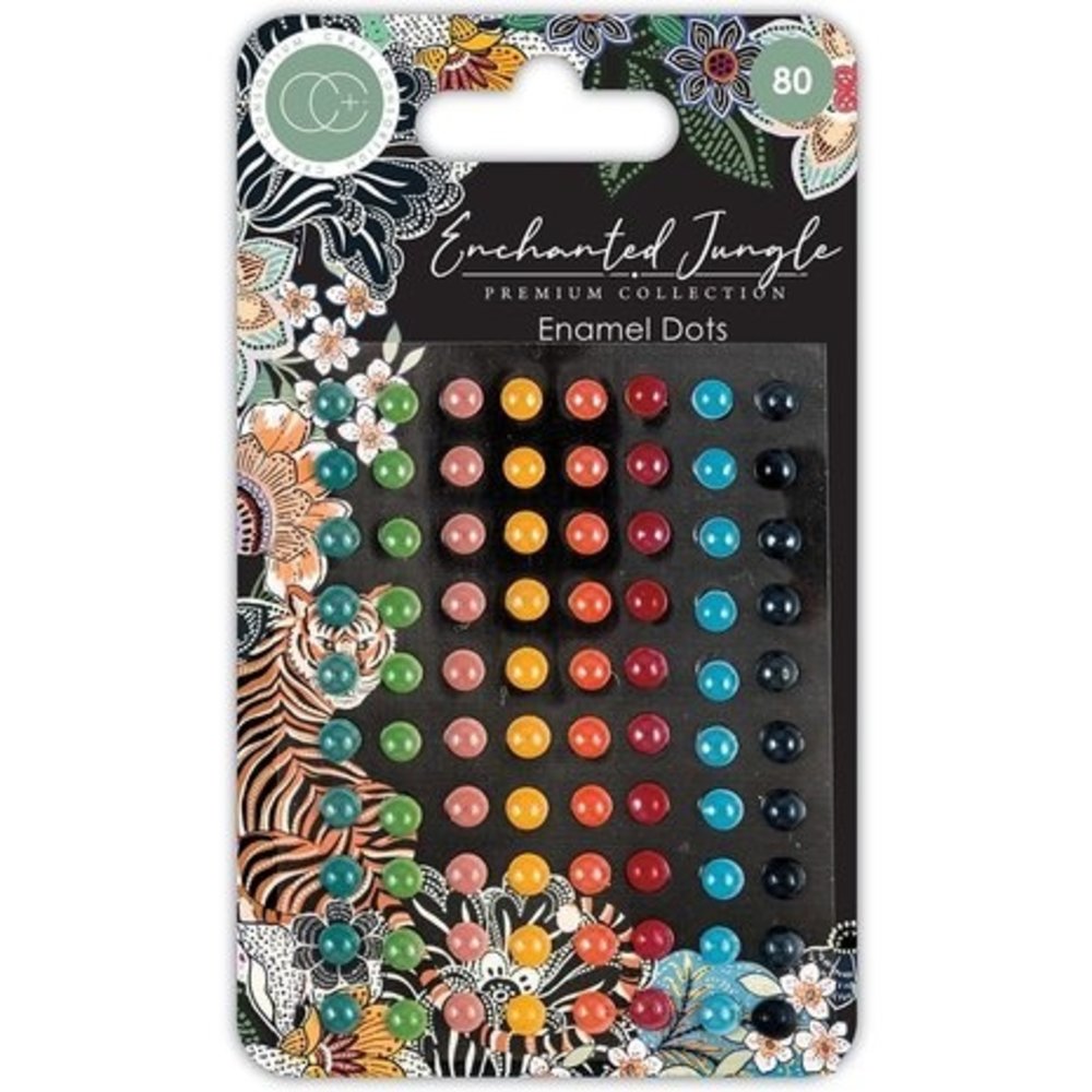 Craft Consortium Enchanted Jungle Enamel Dots (CCADOT024) - Paperpads.nl