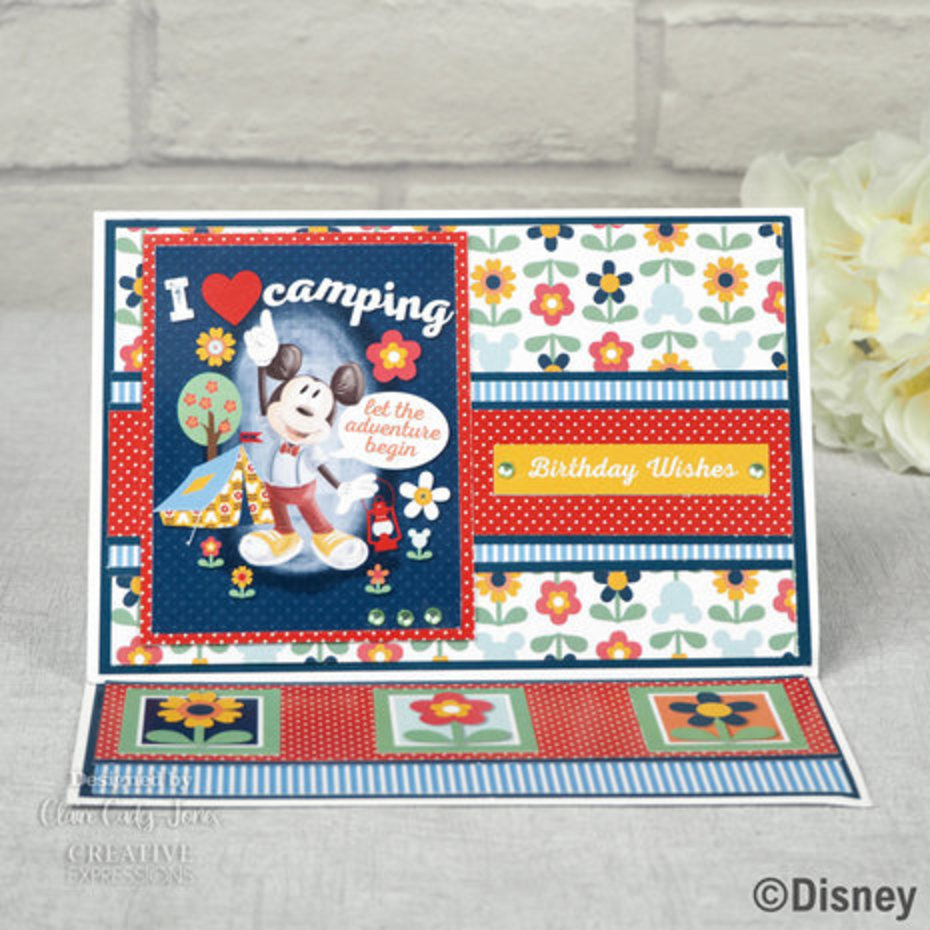 Disney Mickey & Minnie Mouse 8x8 Inch Card Making Pad (DYP0015 ...