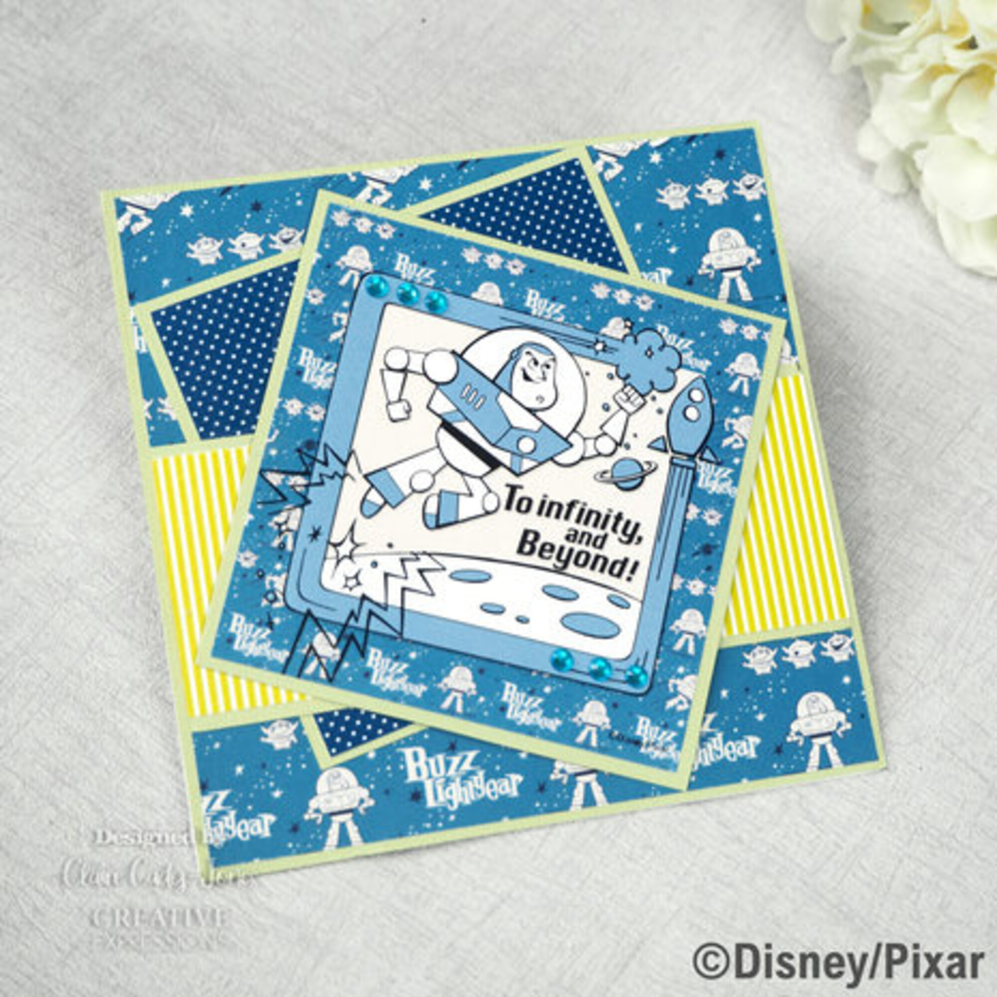 Disney Toy Story 8x8 Inch Card Making Pad (DYP0016) - Paperpads.nl