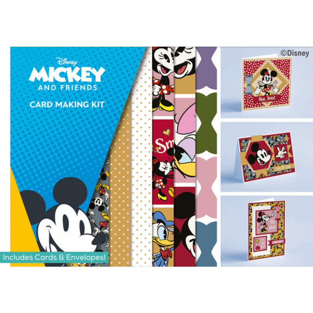 Disney Mickey & Friends A4 Box Card Making Kit (DYP0009) - Paperpads.nl
