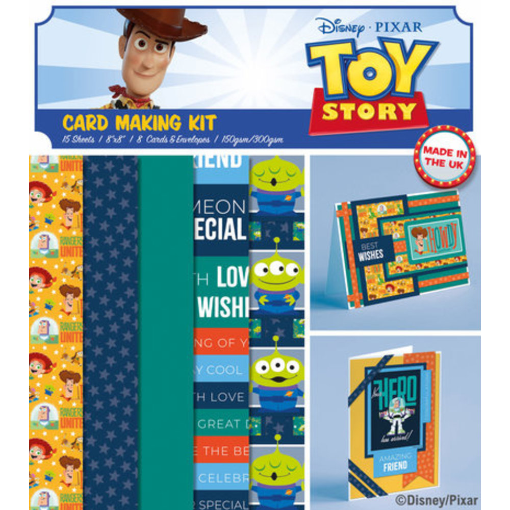 Disney Toy Story 8x8 Inch Box Card Making Kit (DYP0022) - Paperpads.nl