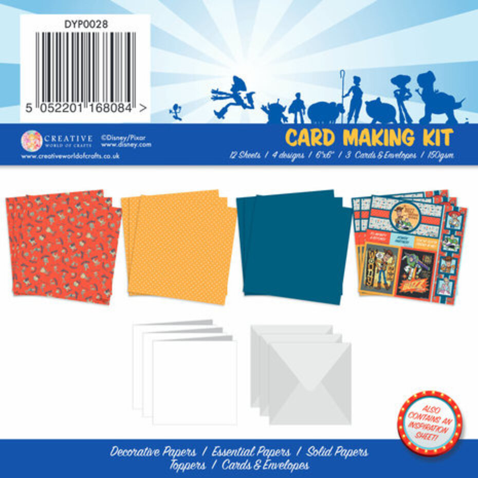 Disney Toy Story 6x6 Inch Card Making Kit (DYP0028) - Paperpads.nl
