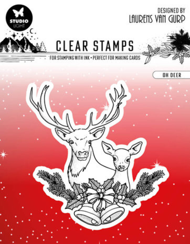 Studio Light Essentials Clear Stamp Oh Deer (BL-ES-STAMP301) - Paperpads.nl
