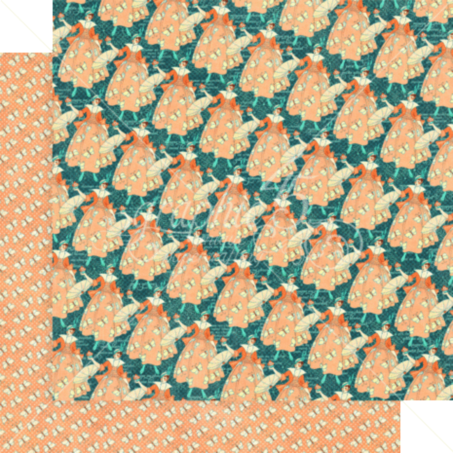 Graphic 45 Cafe Parisian 8x8 Inch Deluxe Paper Pad (4502535) - Paperpads.nl