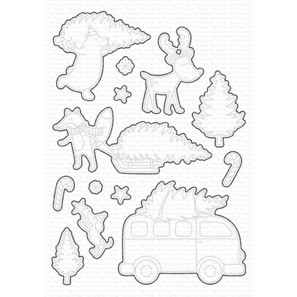 My Favorite Things Die-namics Tree-mendous Friends (MFT-2408 ...
