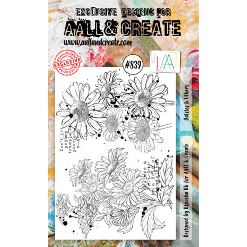 AALL and Create Clear Stamp Set A6 Daisies & Others (AALL-TP-839 ...