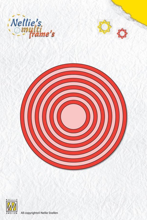 Nellie Snellen Multi Frame Straight Round (MFD055) - Paperpads.nl