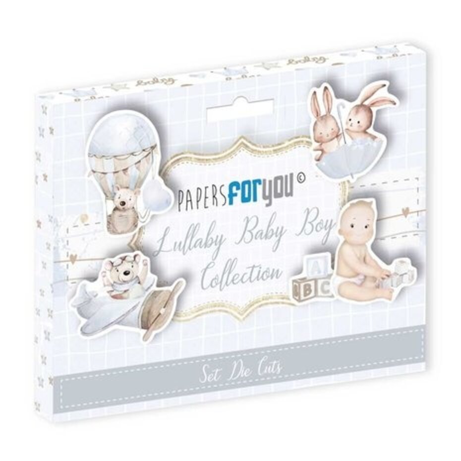 Papers For You Lullaby Baby Boy Die Cuts (PFY-11039) - Paperpads.nl