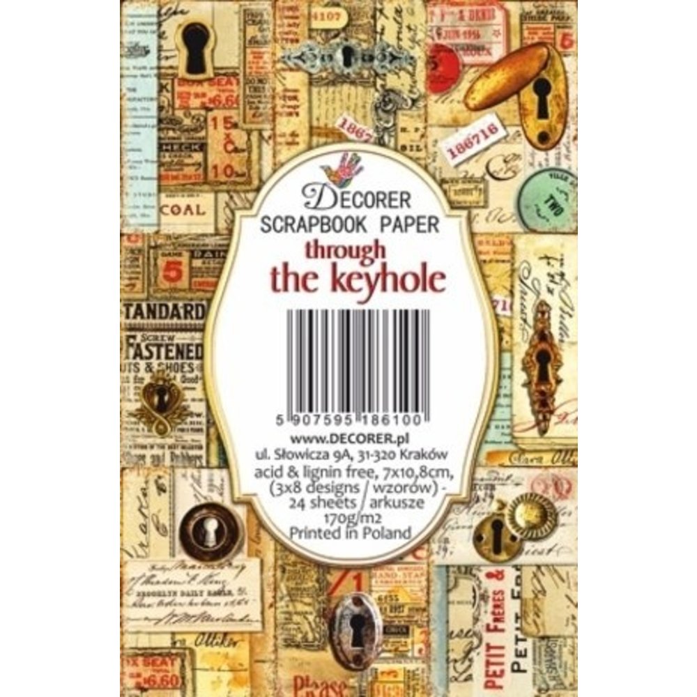 Decorer Through the Keyhole Paper Pack (7x10,8cm) (DECOR-M114 ...
