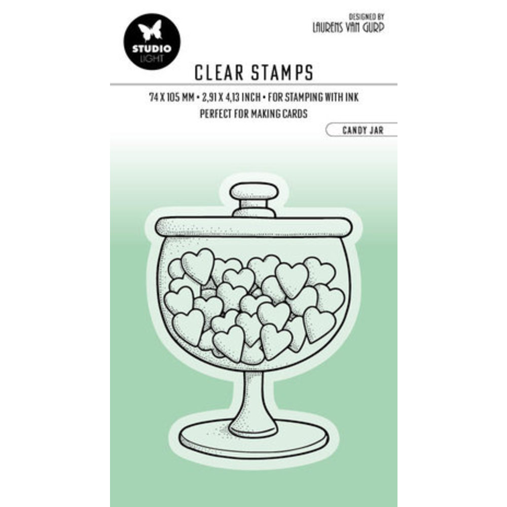 Studio Light Essentials Clear Stamp Candy Jar (BL-ES-STAMP351 ...