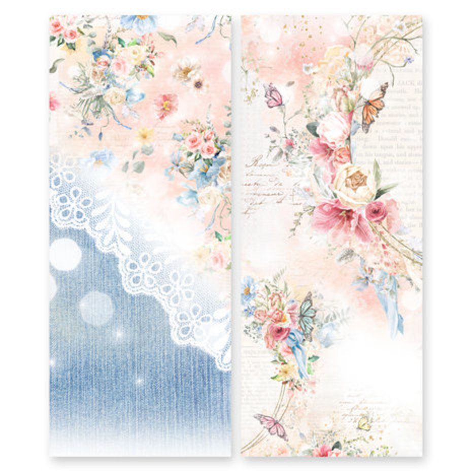 Memory Place Dusty Rose Slimline Paper Pack (MP-61113) - Paperpads.nl