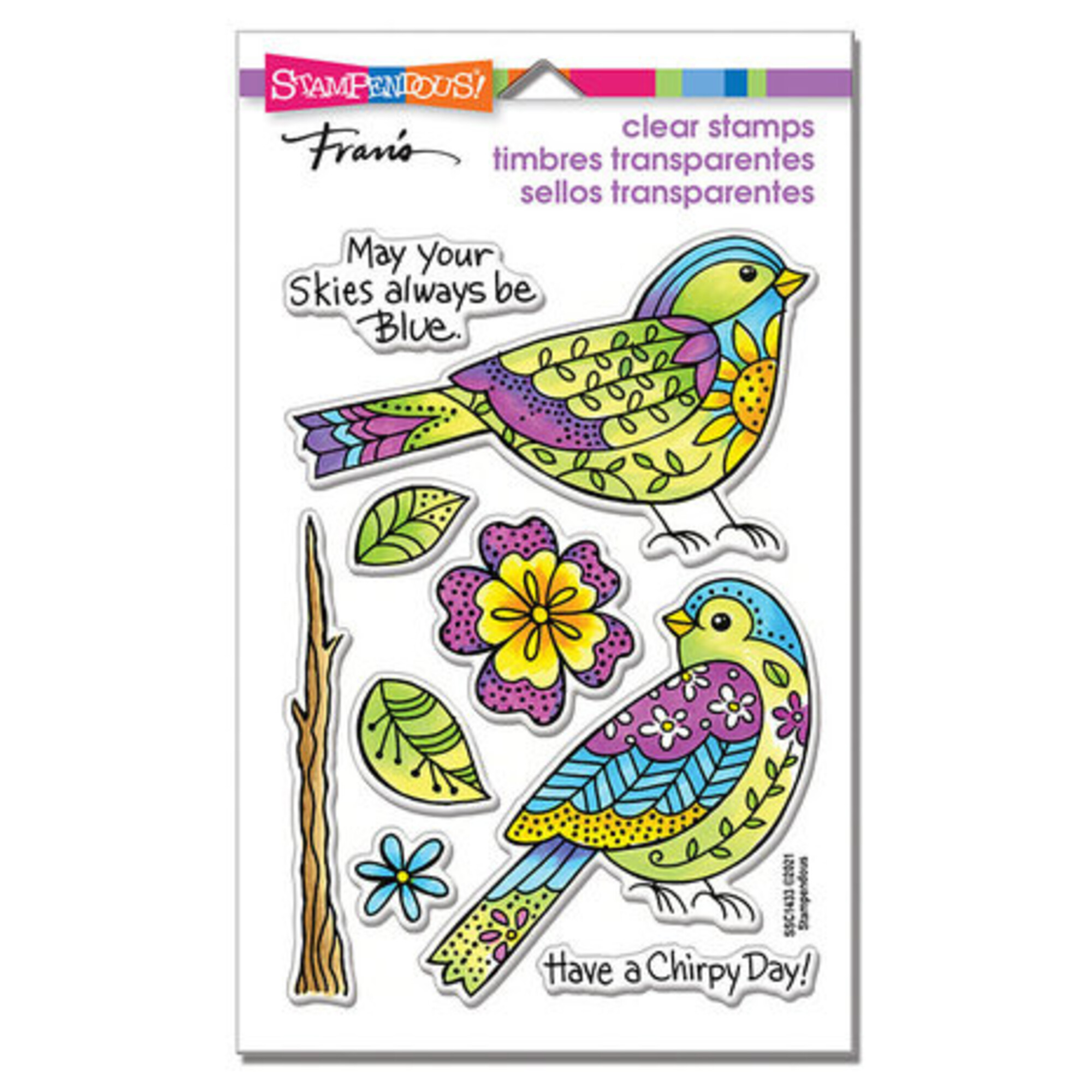Stampendous Mystic Birds Clear Stamps (SSC1433) - Paperpads.nl