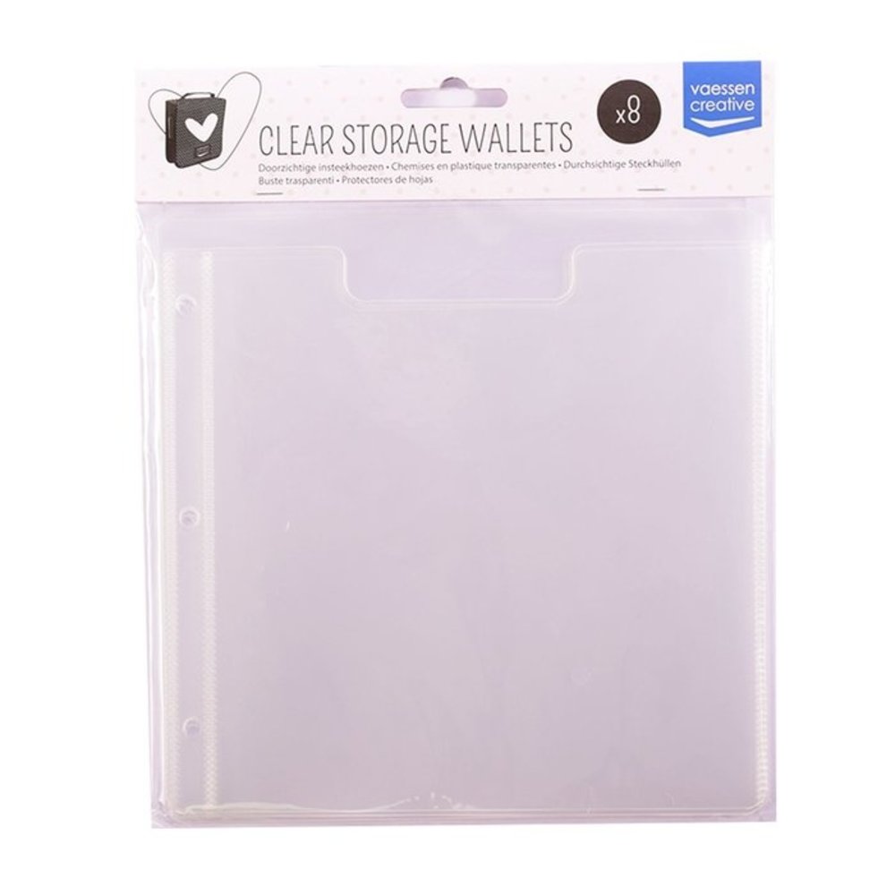 Vaessen Creative Clear Storage Wallets (600203-002) - Paperpads.nl