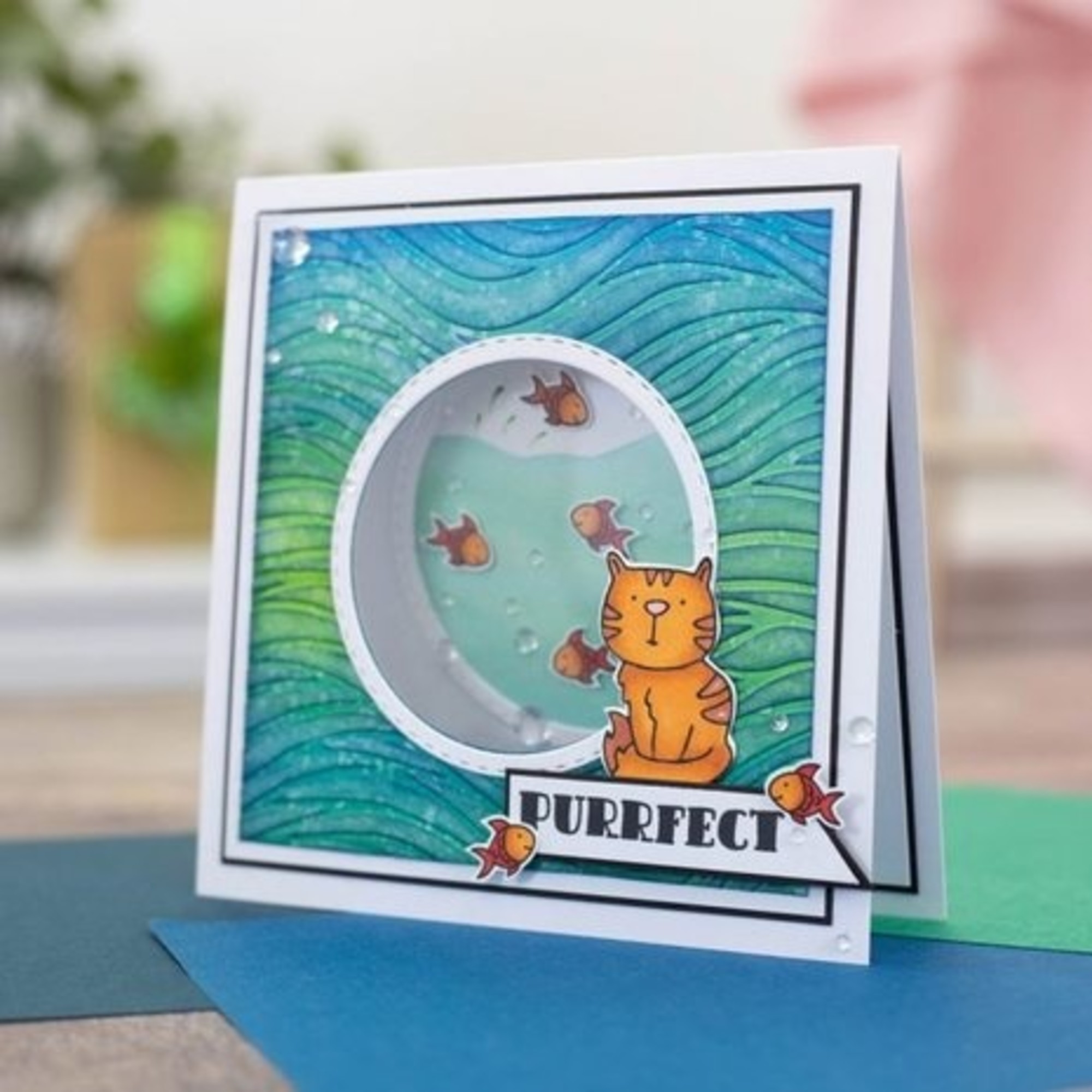 Gemini Textured Embossing Folder Gentle Waves (GEM-EF5-GENWAVE ...