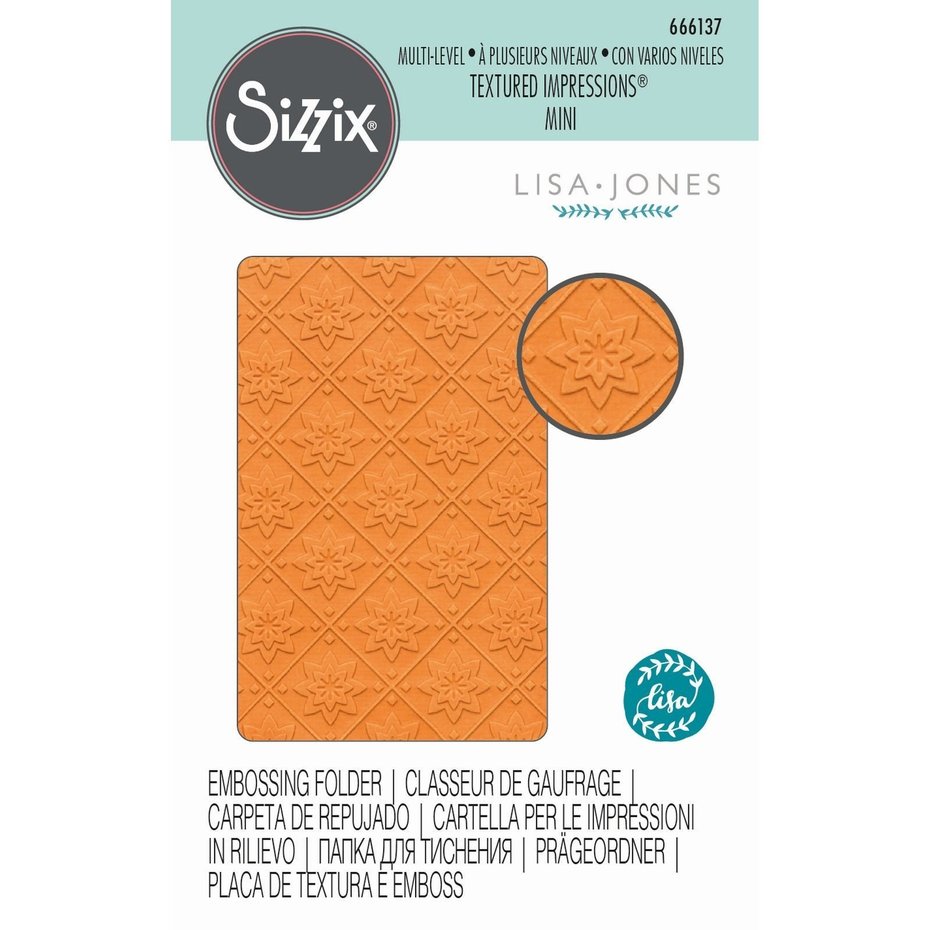 Sizzix Mini Multi-Level Textured Impressions Mini Mosaic (666137 ...