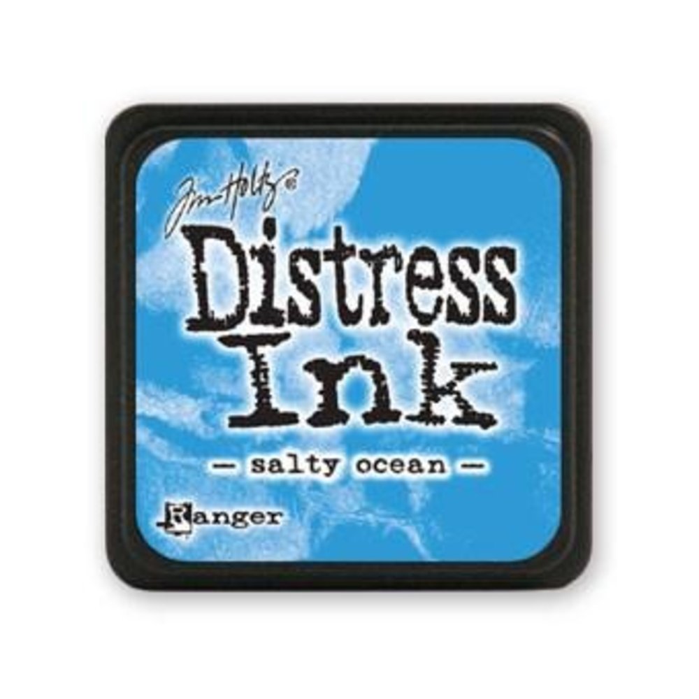 Ranger Distress Mini Ink Pad Salty Ocean (TDP40132) - Paperpads.nl