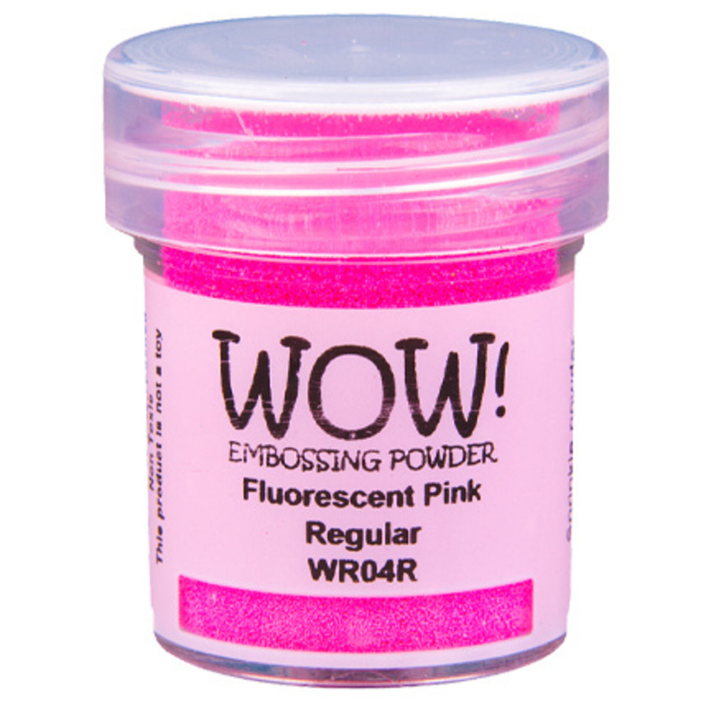 Fluorescent Pink Embossing Powder (WR04R) - Paperpads.nl