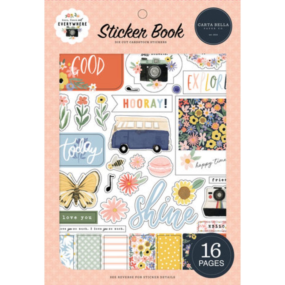 Carta Bella Here There And Everywhere Sticker Book (CBHTE308029 ...