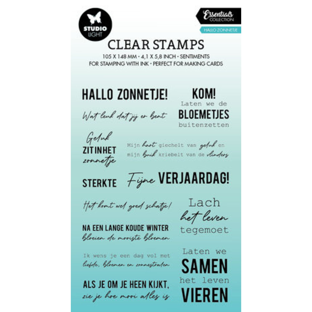 Studio Light Essentials Clear Stamp Hallo Zonnetje (SL-ES-STAMP390 ...