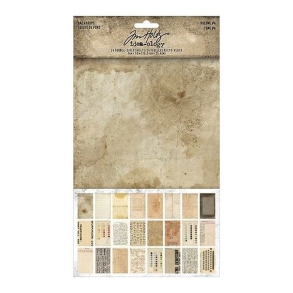 Idea-ology Tim Holtz Backdrops Volume 4 (TH94308) - Paperpads.nl