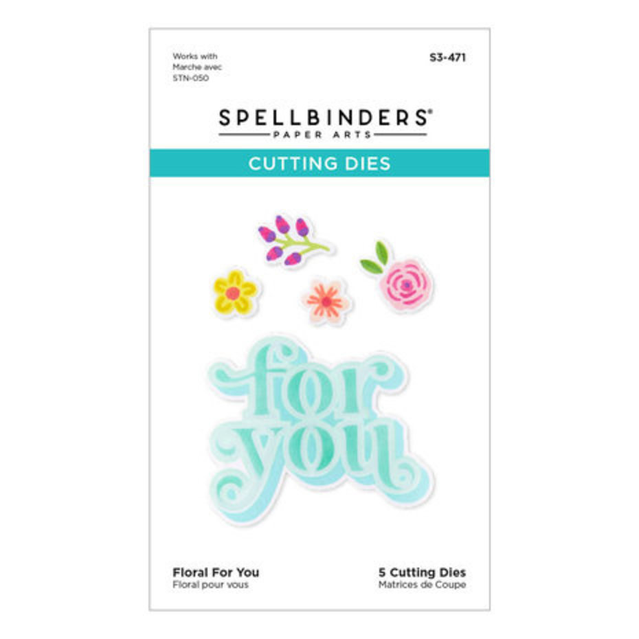 Spellbinders Layered Stencil Collection Floral For You Dies (S3-471 ...