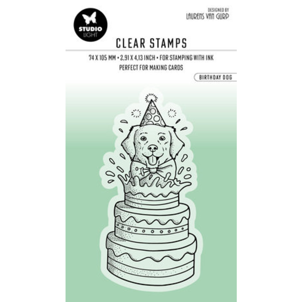 Studio Light Essentials Clear Stamps Birthday Dog (BL-ES-STAMP410 ...