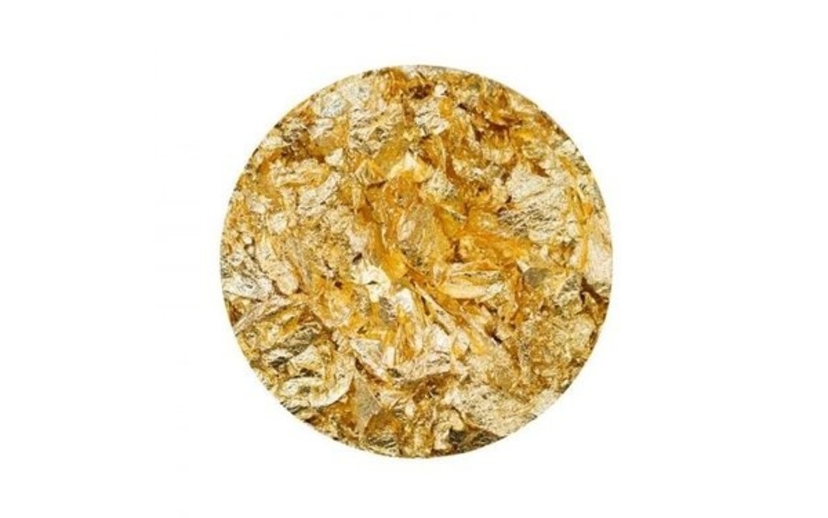NUVO Gilding Flakes Radiant Gold (850N) - Paperpads.nl