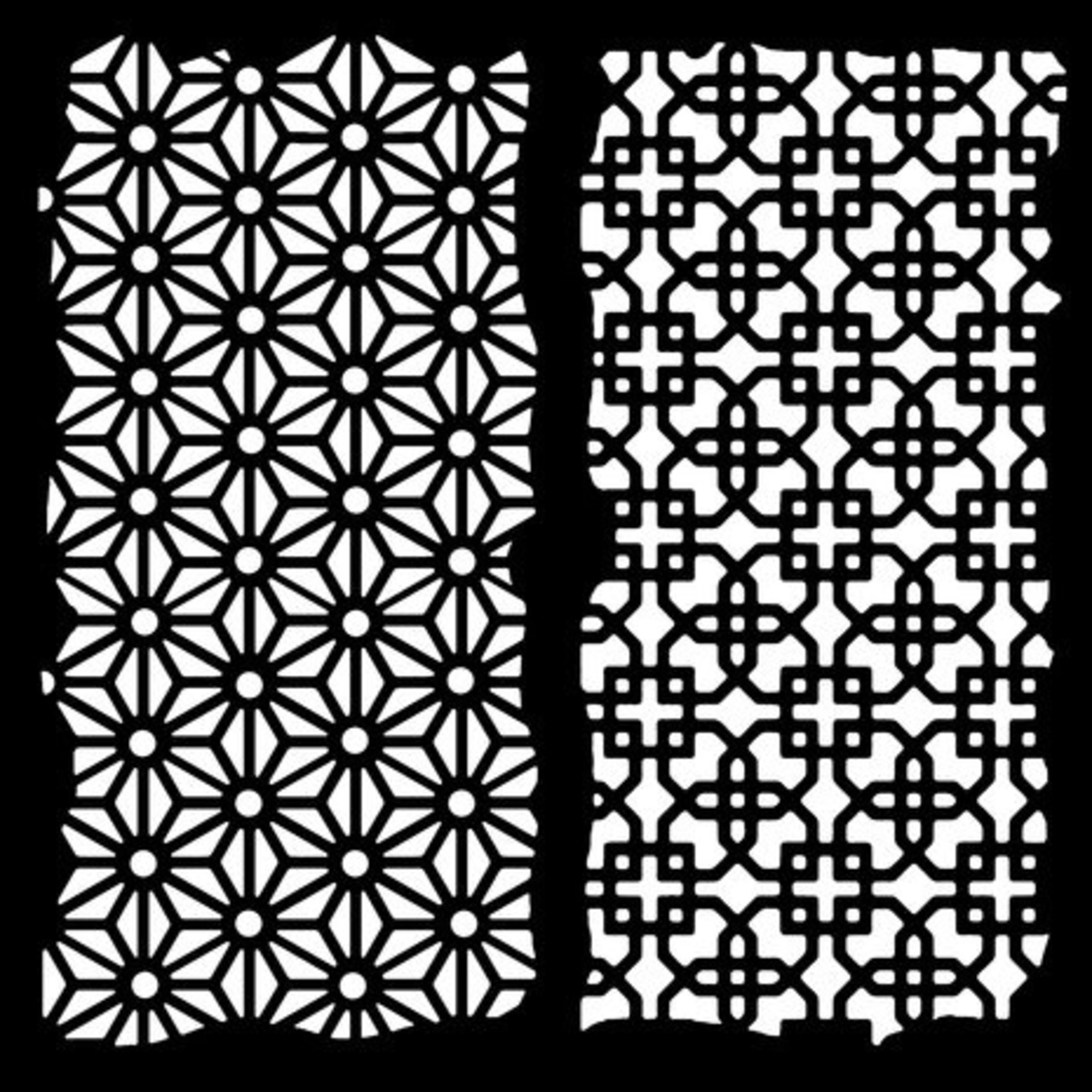 Woodware Garden Screen Masking Stencil (FRST074) - Paperpads.nl