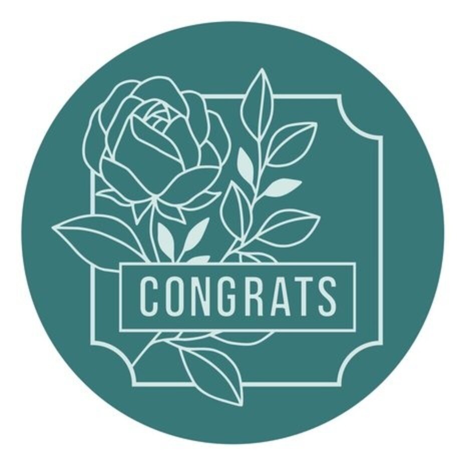 Spellbinders Framed Congrats Wax Seal Stamp (WS-010) - Paperpads.nl