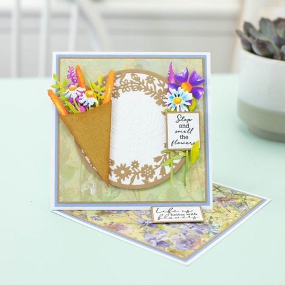 Crafter's Companion Wildflower Brown Parcel Paper (50pcs) (NG-WILD-BPP ...