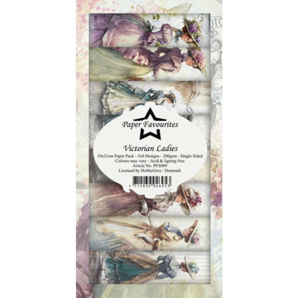 Paper Favourites Victorian Ladies Slimline Paper Pack (PFS089 ...