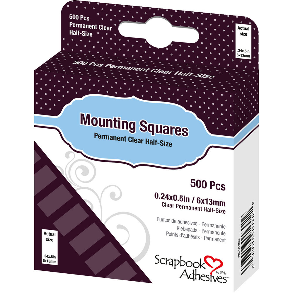 Scrapbook Adhesives Mounting Squares Clear (500pcs) (01602) - Paperpads.nl