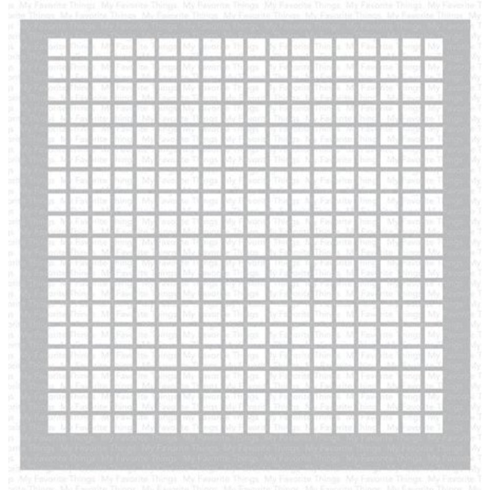My Favorite Things Grid Stencil (ST-179) - Paperpads.nl