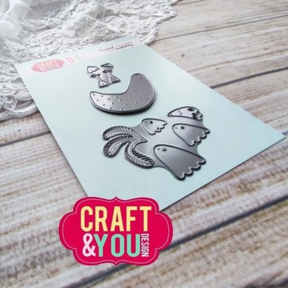 Craft & You Dies Rooster (CW217) - Paperpads.nl