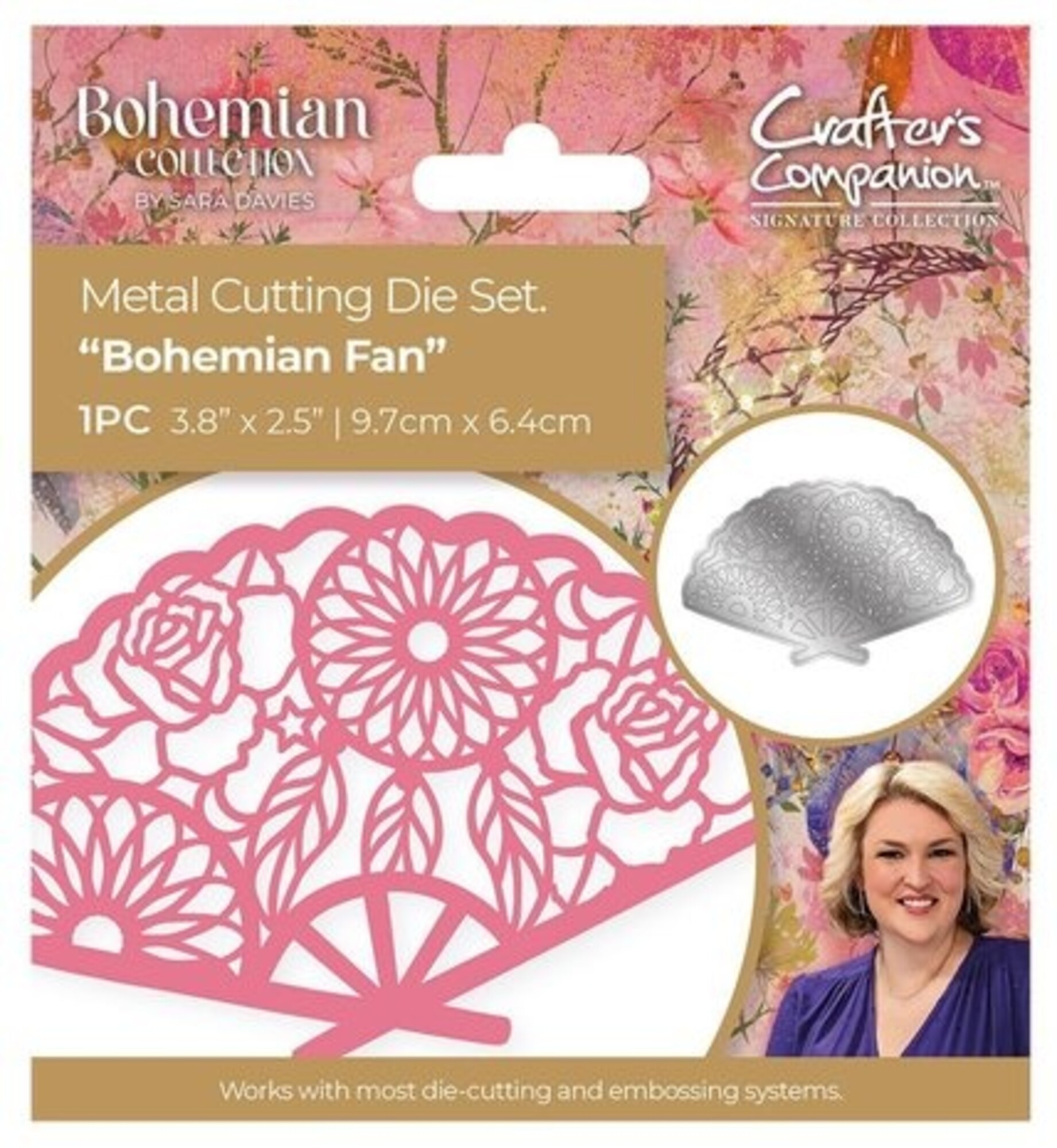 Crafter's Companion Bohemian Collection Bohemian Fan Die (S-BOH-MD-BOF ...