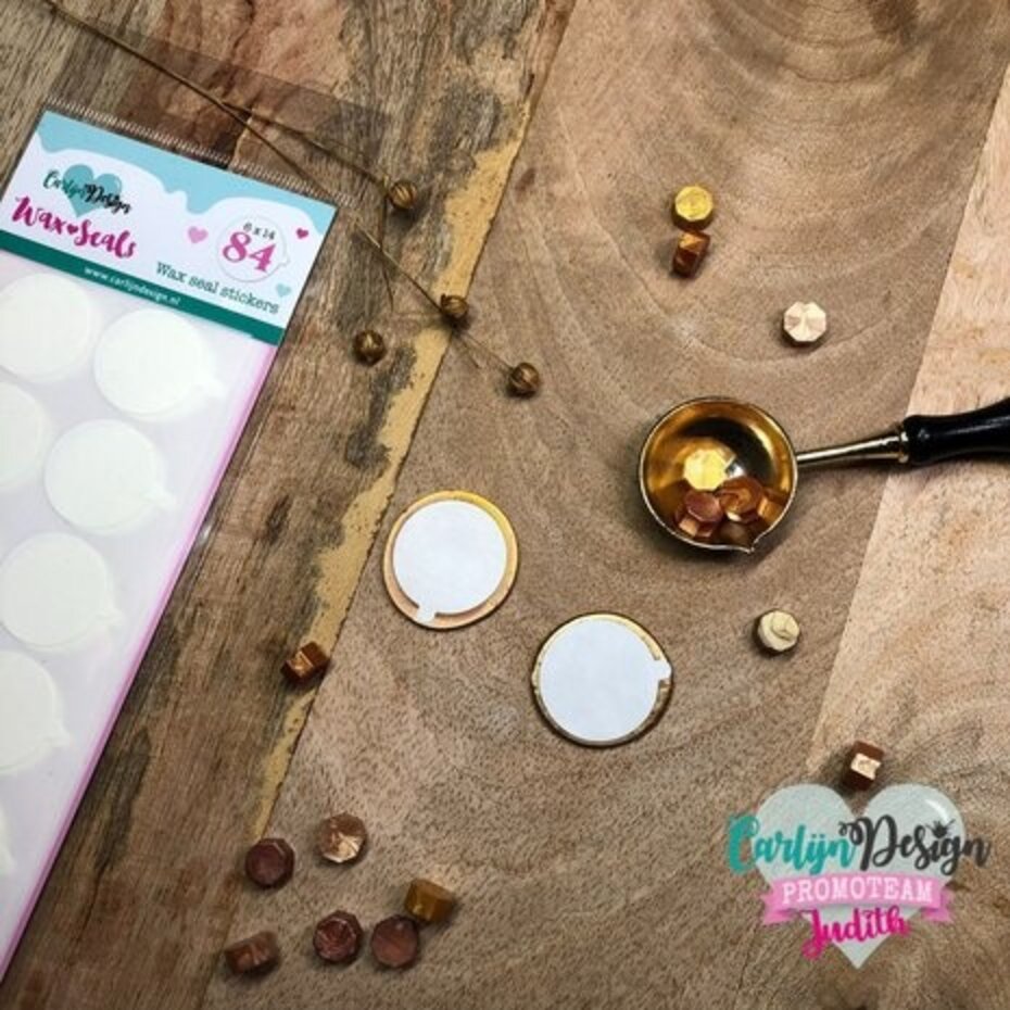 CarlijnDesign Wax Seal Stickers (CDWX-0003) - Paperpads.nl