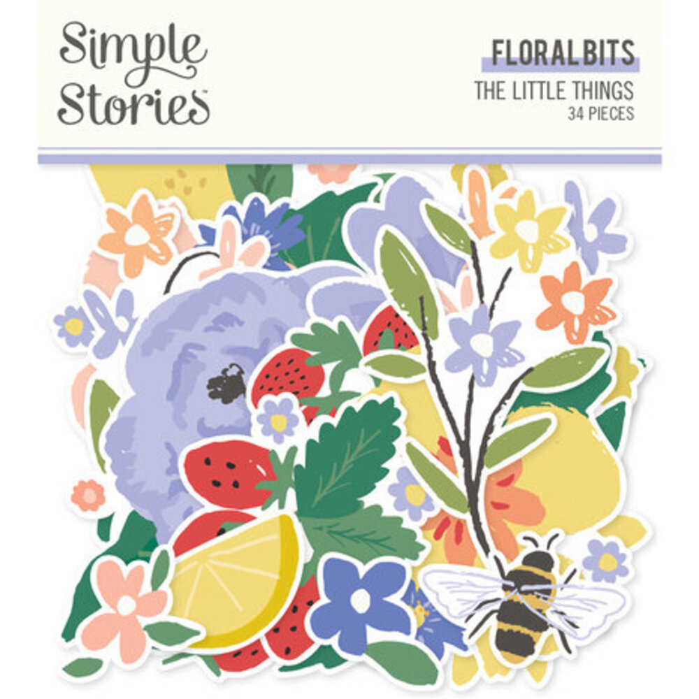 Simple Stories The Little Things Floral Bits (20220) - Paperpads.nl
