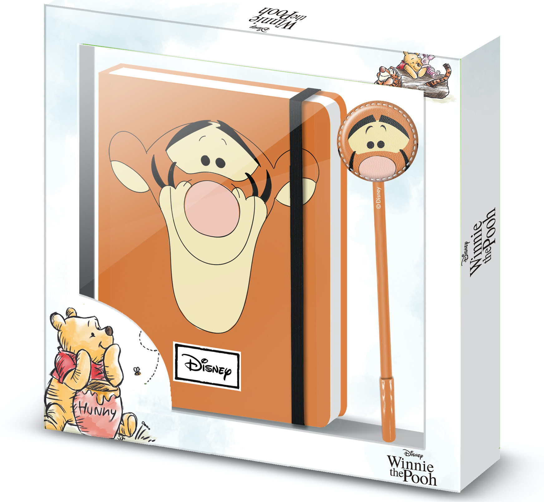 Disney's Winnie the Pooh Tigger Diary + Fashion Pen (05118) - Paperpads.nl