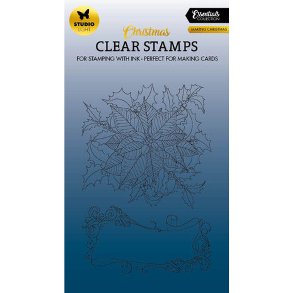Studio Light Christmas Essentials Clear Stamp Making Christmas (SL-ES ...