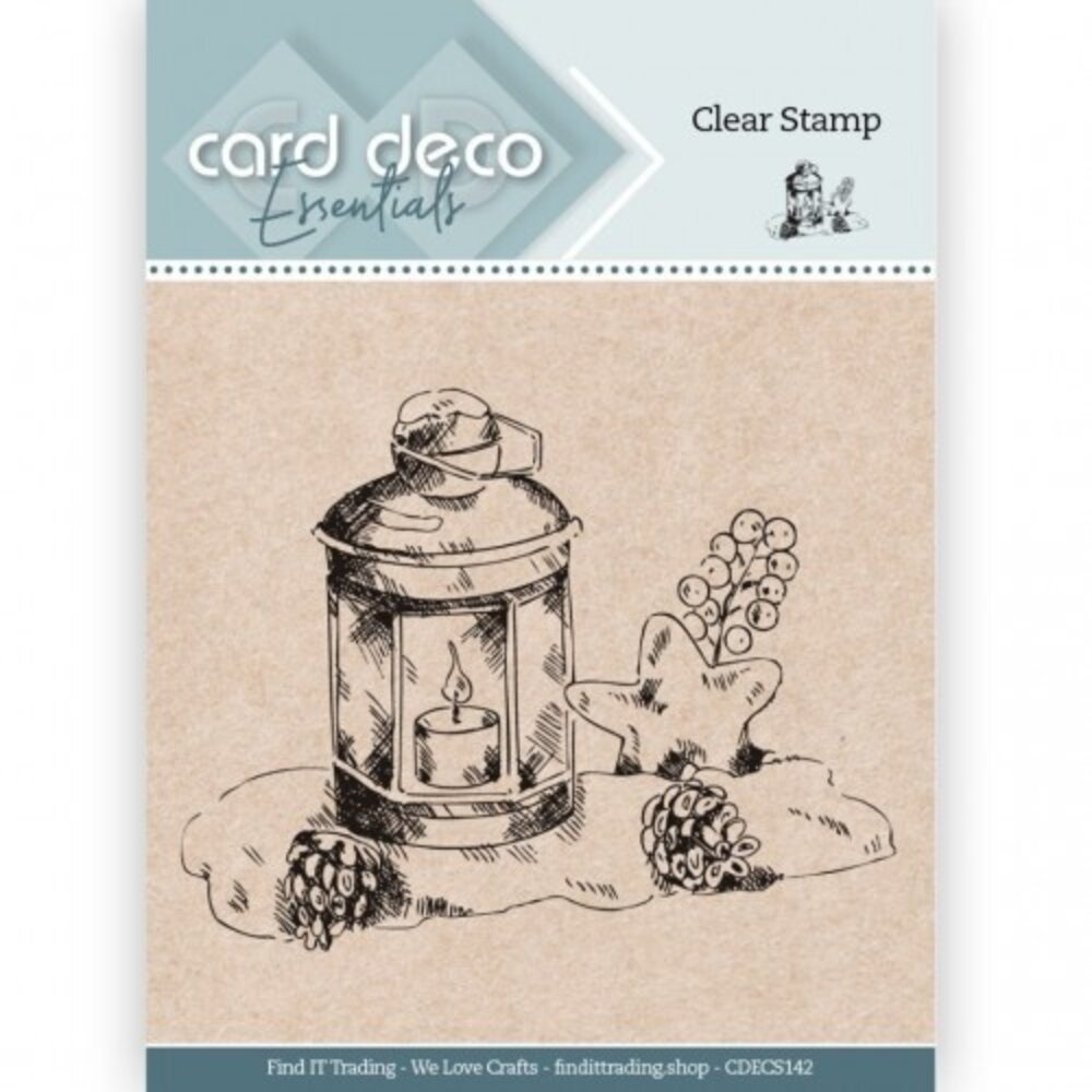 Card Deco Clear Stamp Lantern (CDECS142) - Paperpads.nl
